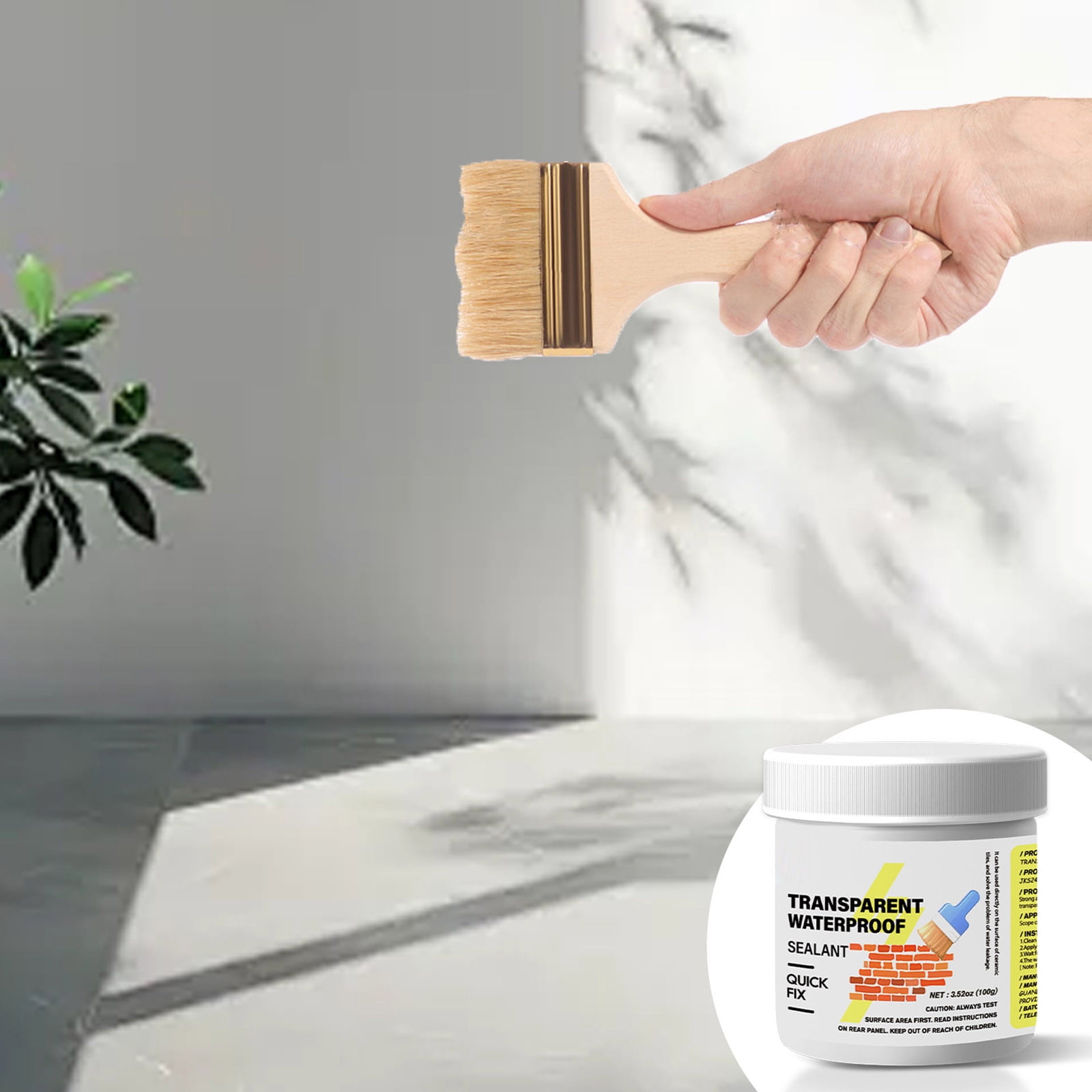 Transparent Waterproof Sealant, Invisible Waterproof Agent for Walls ...