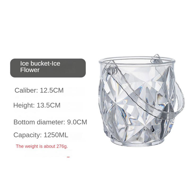 Transparent Wine Ice Cooler Party Whisky Ice Bucket Ice Champagne ...