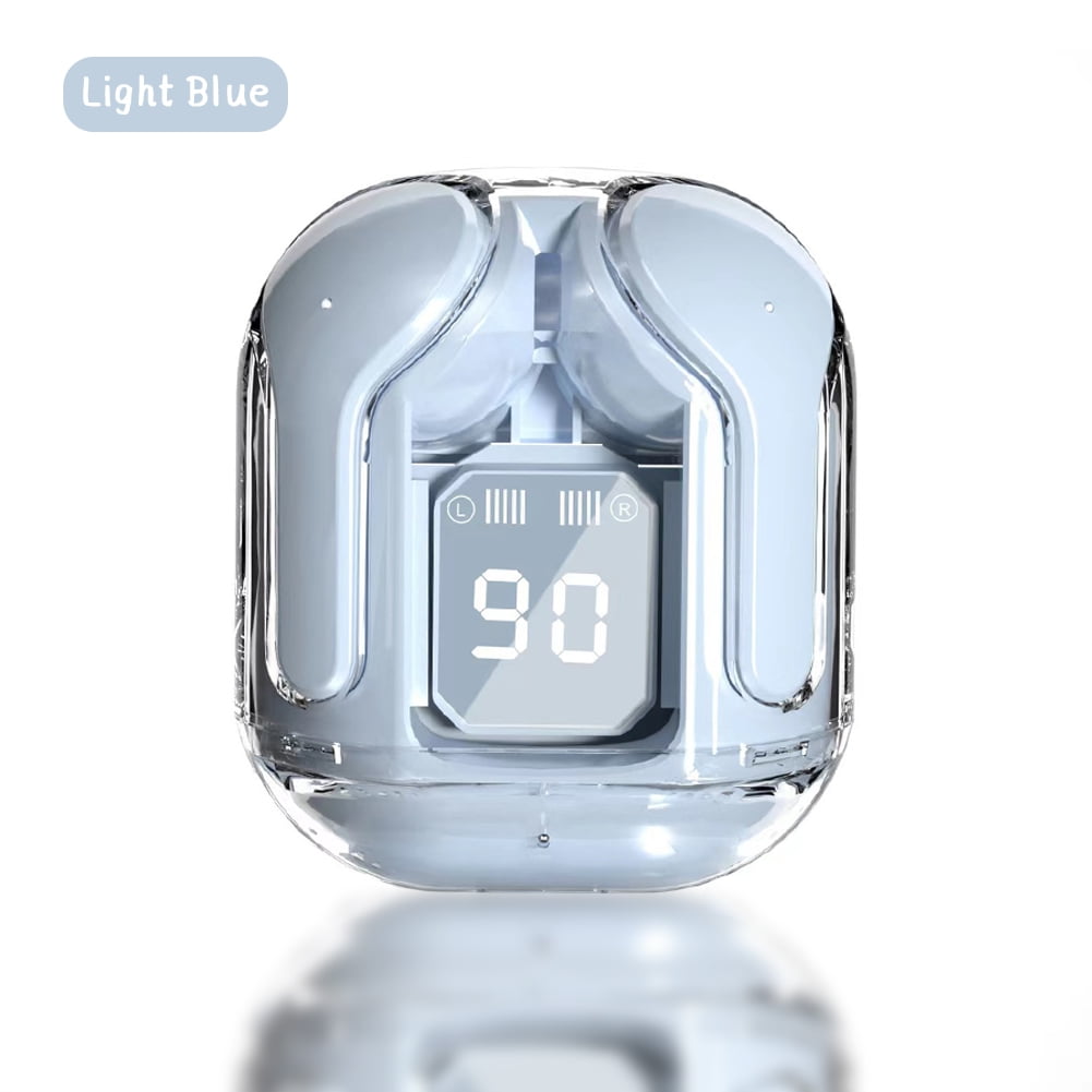 Transparent Wireless Bluetooth Earbud Noise Canceling Stereo Headphone ...