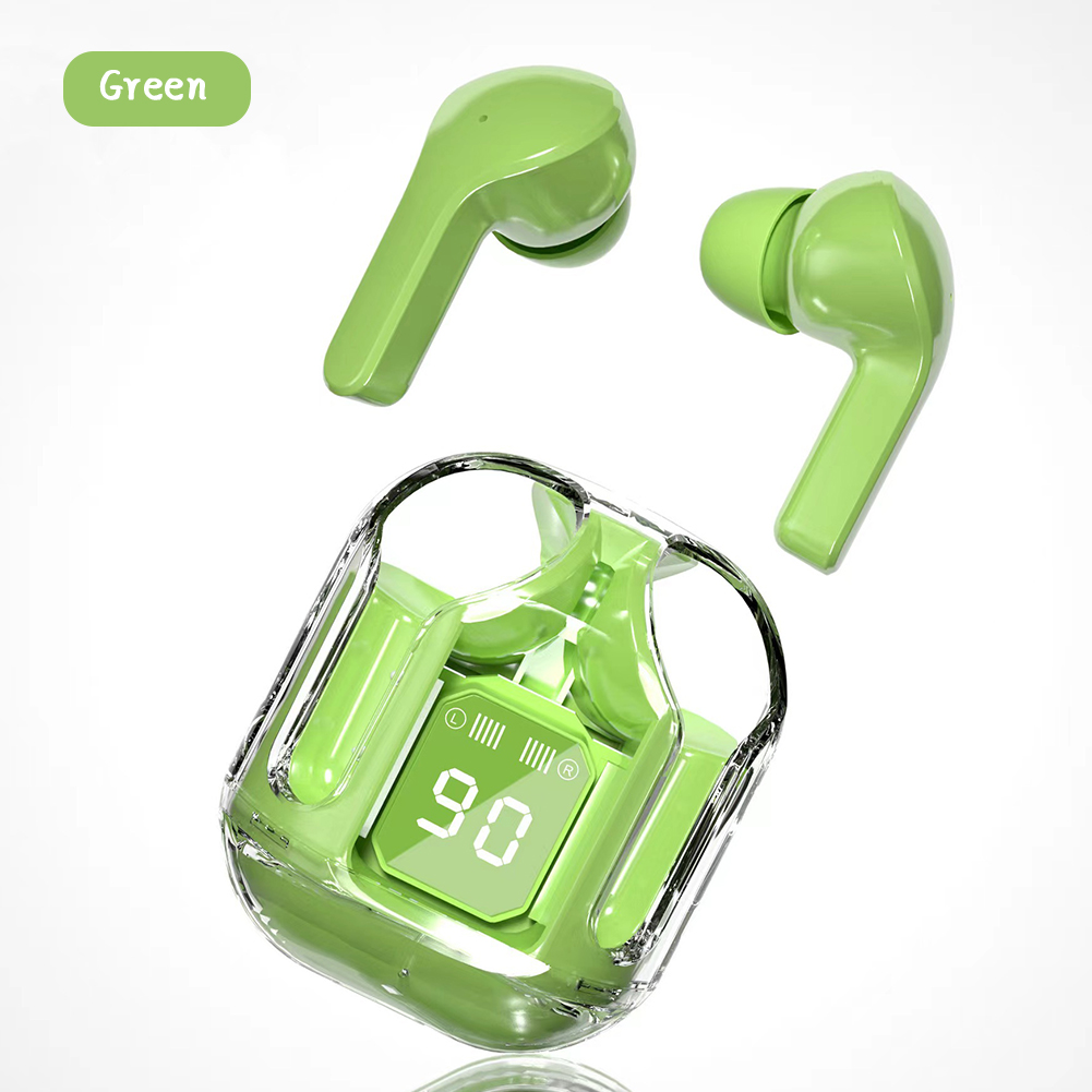 Transparent Wireless Bluetooth Earbud Noise Canceling Stereo Headphone ...