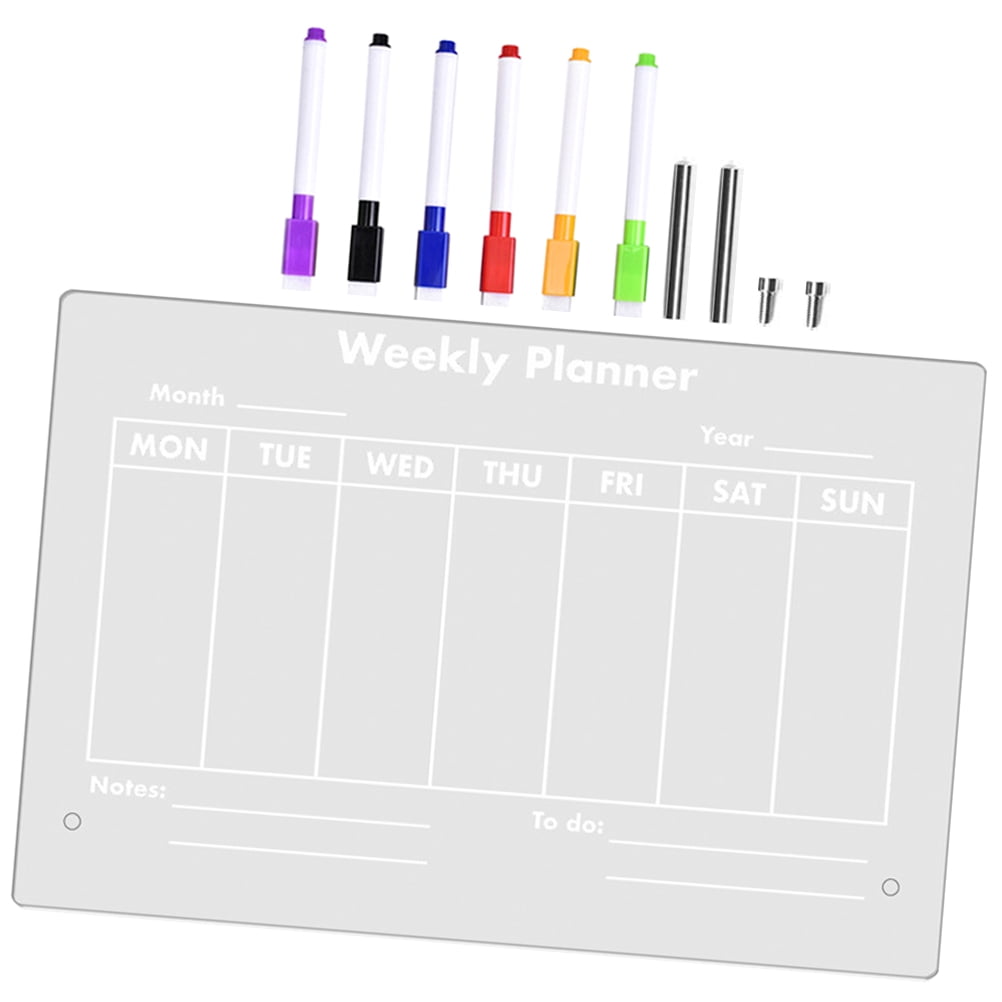 Nestingho Whiteboard Planner Transparent 1 Set 11.79X7.86X0.12in ...