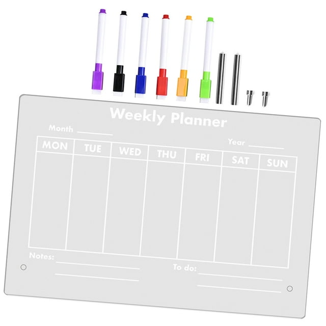 Transparent Writing Board Office Supplies Acrylic Message Desktop ...