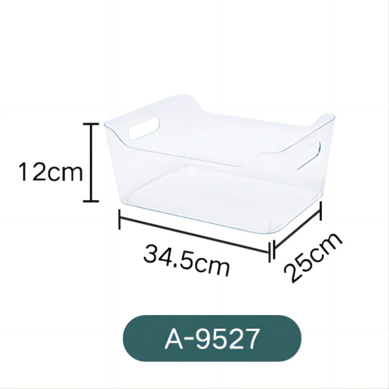 Transparent Yuanbao-Shaped Kitchen Refrigerator Freezer Storage Box Set ...