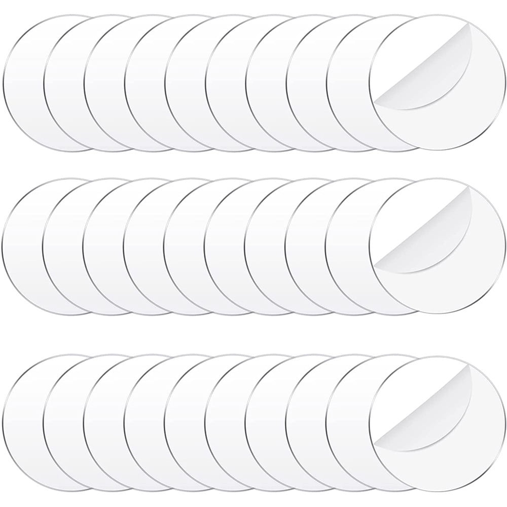 Transparent acrylic wafer round base acrylic disc plexiglass blank ...