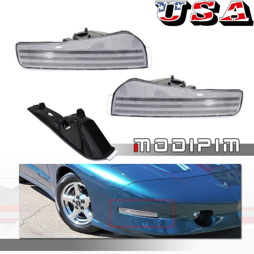 Transparent front bumper turn signal cover for 93-97 Pontiac Firebird ...