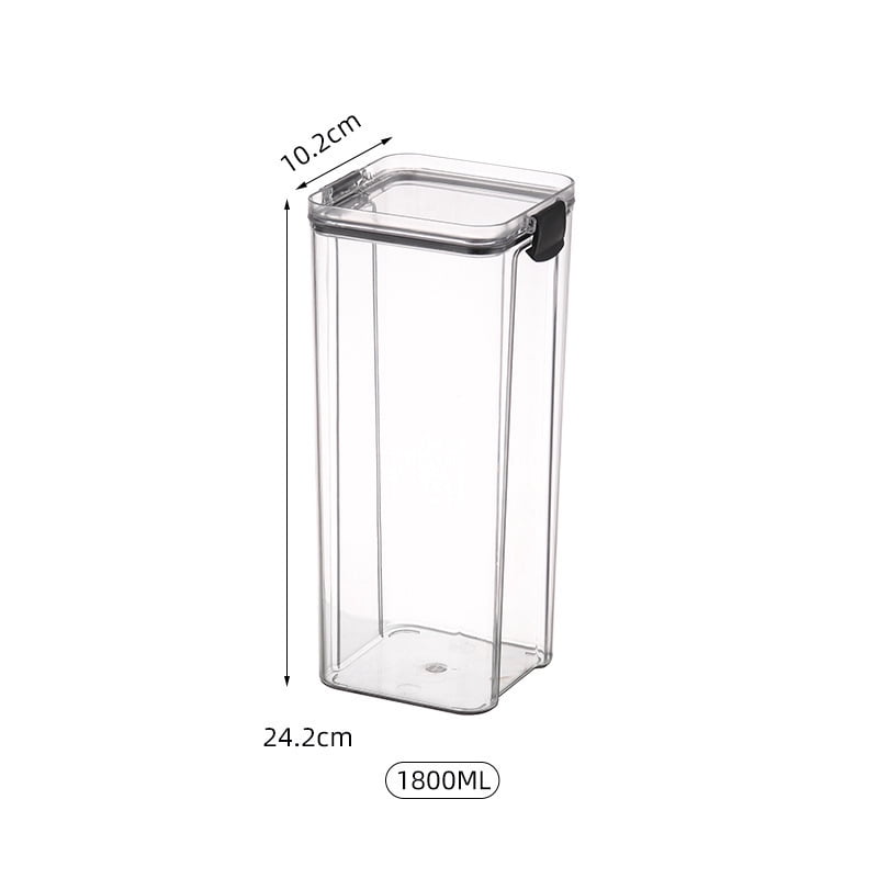 Transparent plastic fresh-keeping storage box, kitchen complementary ...