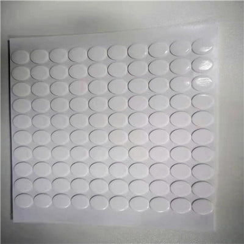 Transparent round acrylic double-sided adhesive 1mm white paper double ...