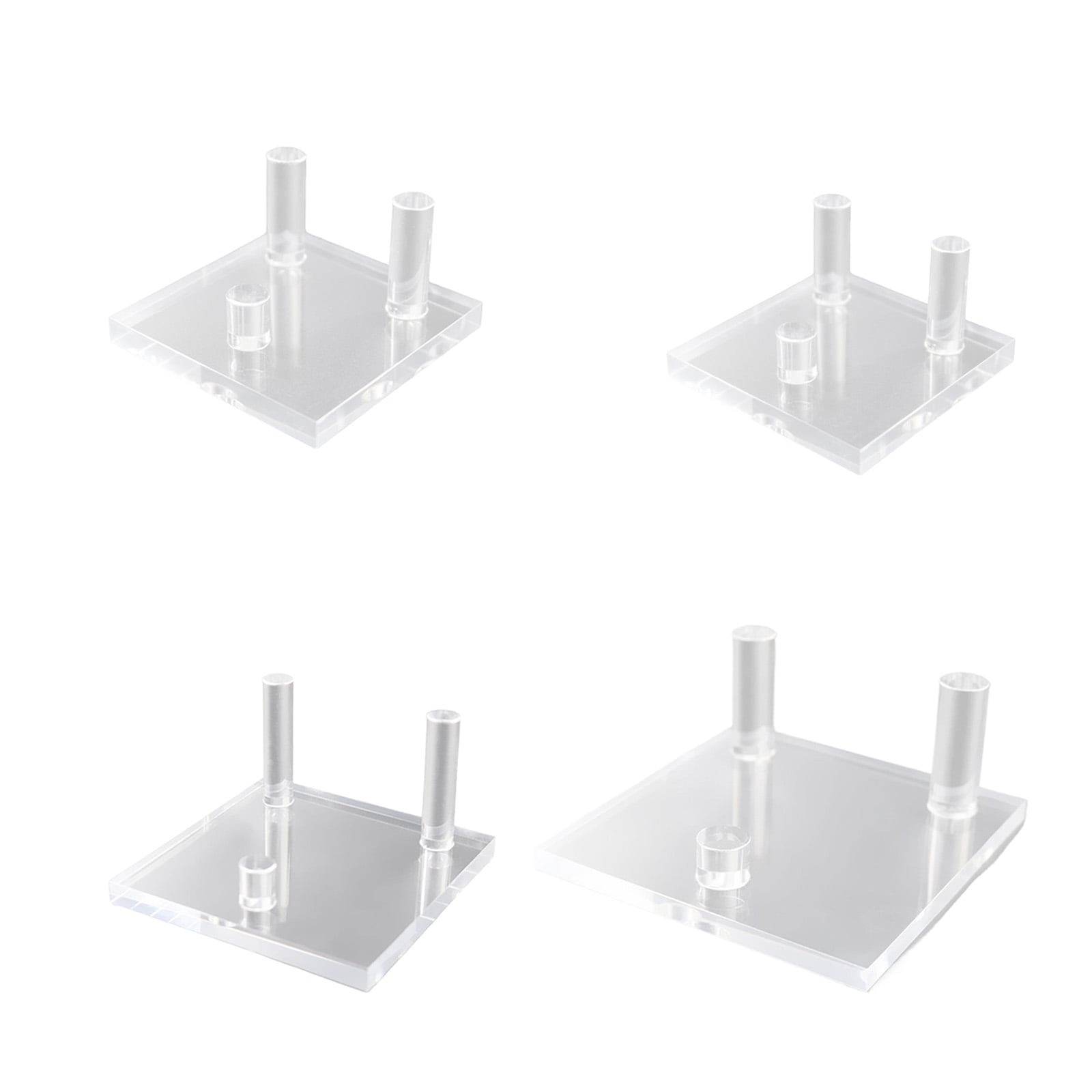 Transparents Acrylic Stand for Rock and Minerals Round/Square Geodes ...