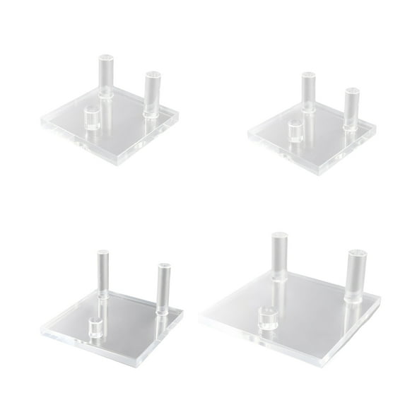 Transparents Acrylic Stand for Rock and Minerals Round/Square Geodes ...