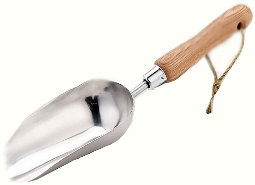 Transplanter Trowel with Ergonomic Grip,Stainless Steel Garden Trowel ...