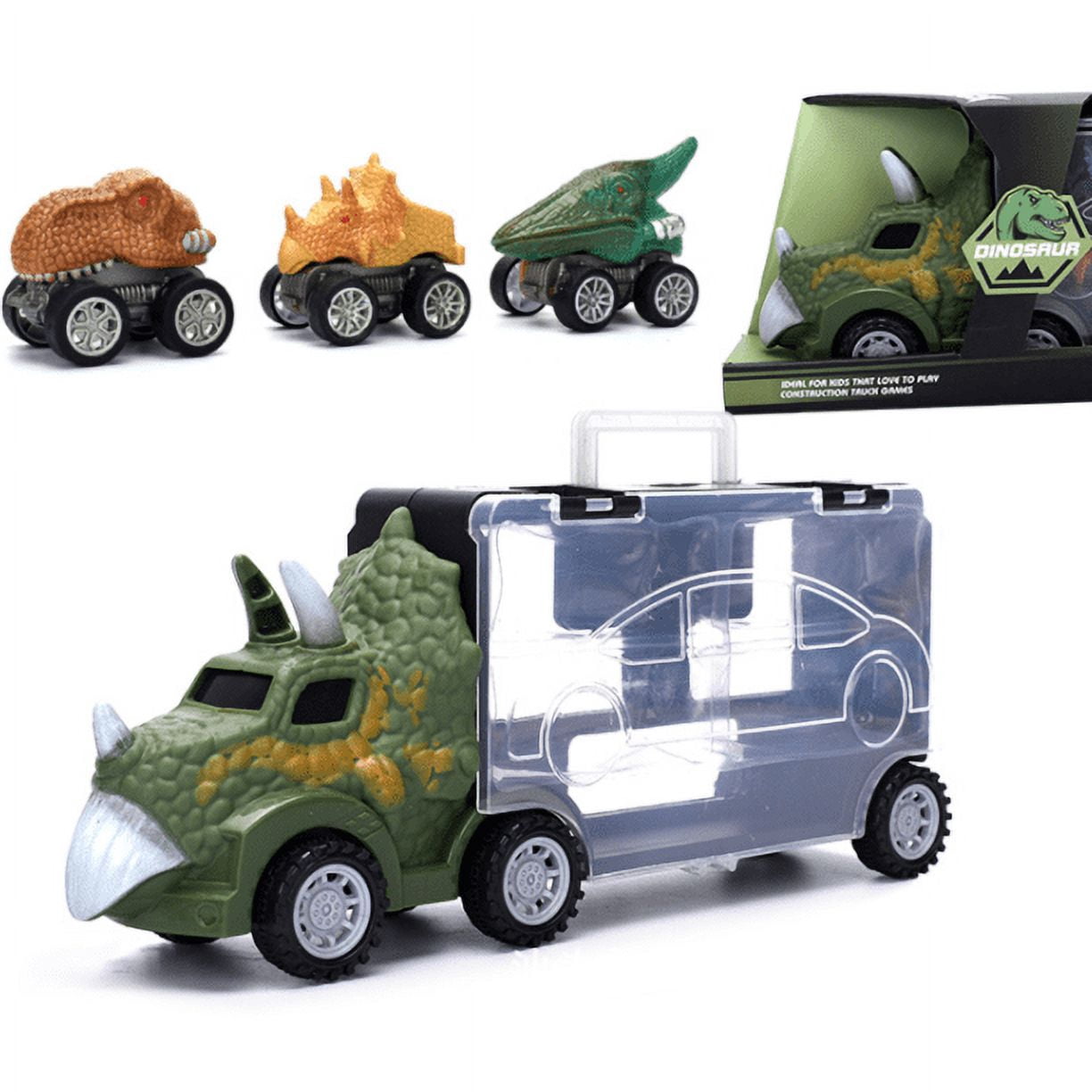 Transport Car Truck Toy,Dinosaur Transport Car Carrier Truck with ...