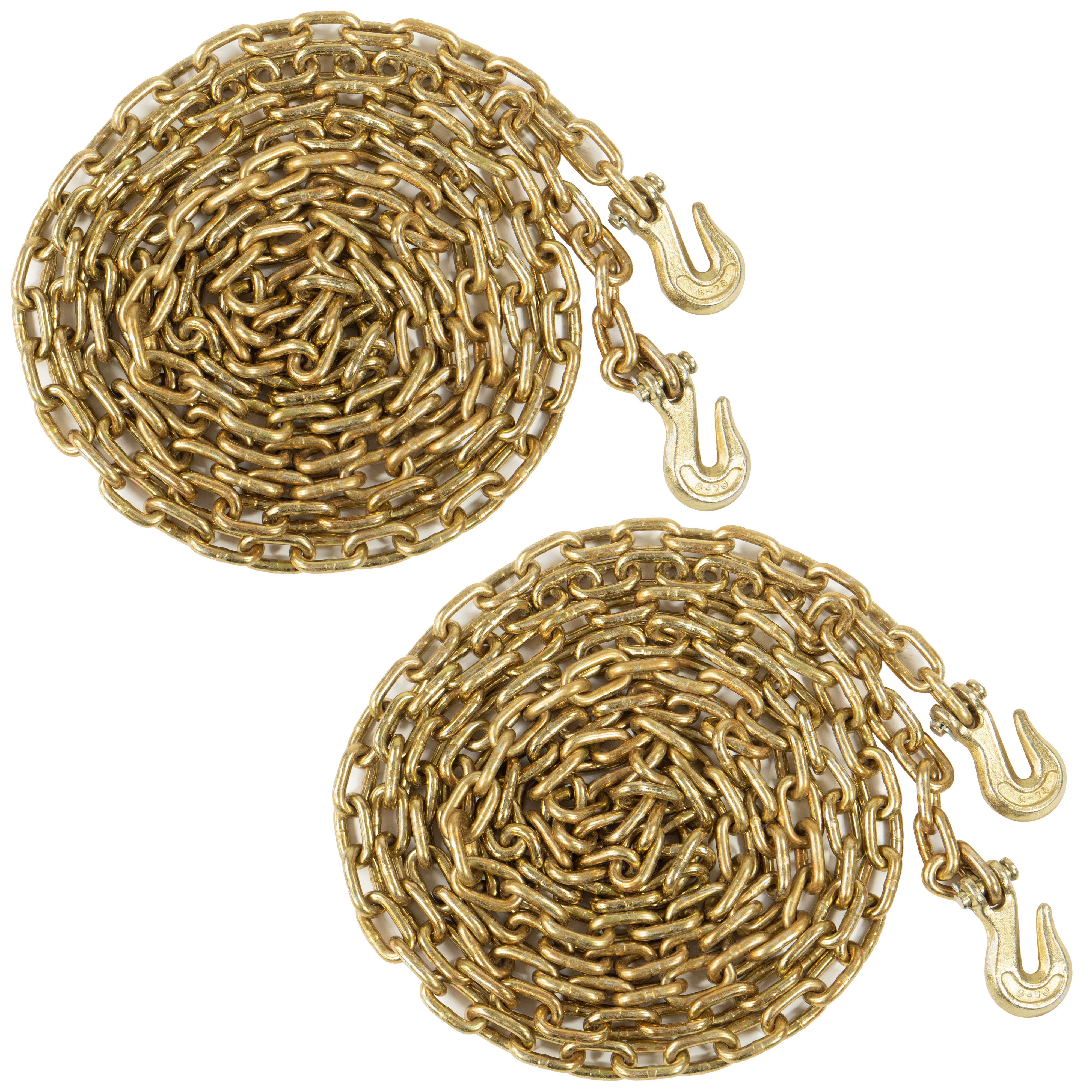 Transport Chain Grade 70 5/16" x 20' Standard Link - 2 Pack - Walmart.com