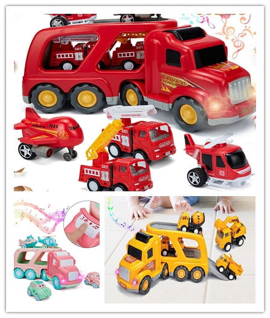 Transport Truck Toy Transport Vehicle Set Children's Educational Toys ...
