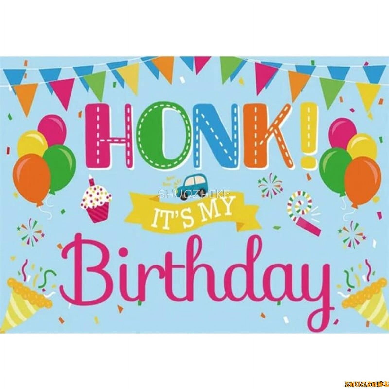 Transportation Happy Birthday Party Backdrop Automobile Planes Car Boy ...