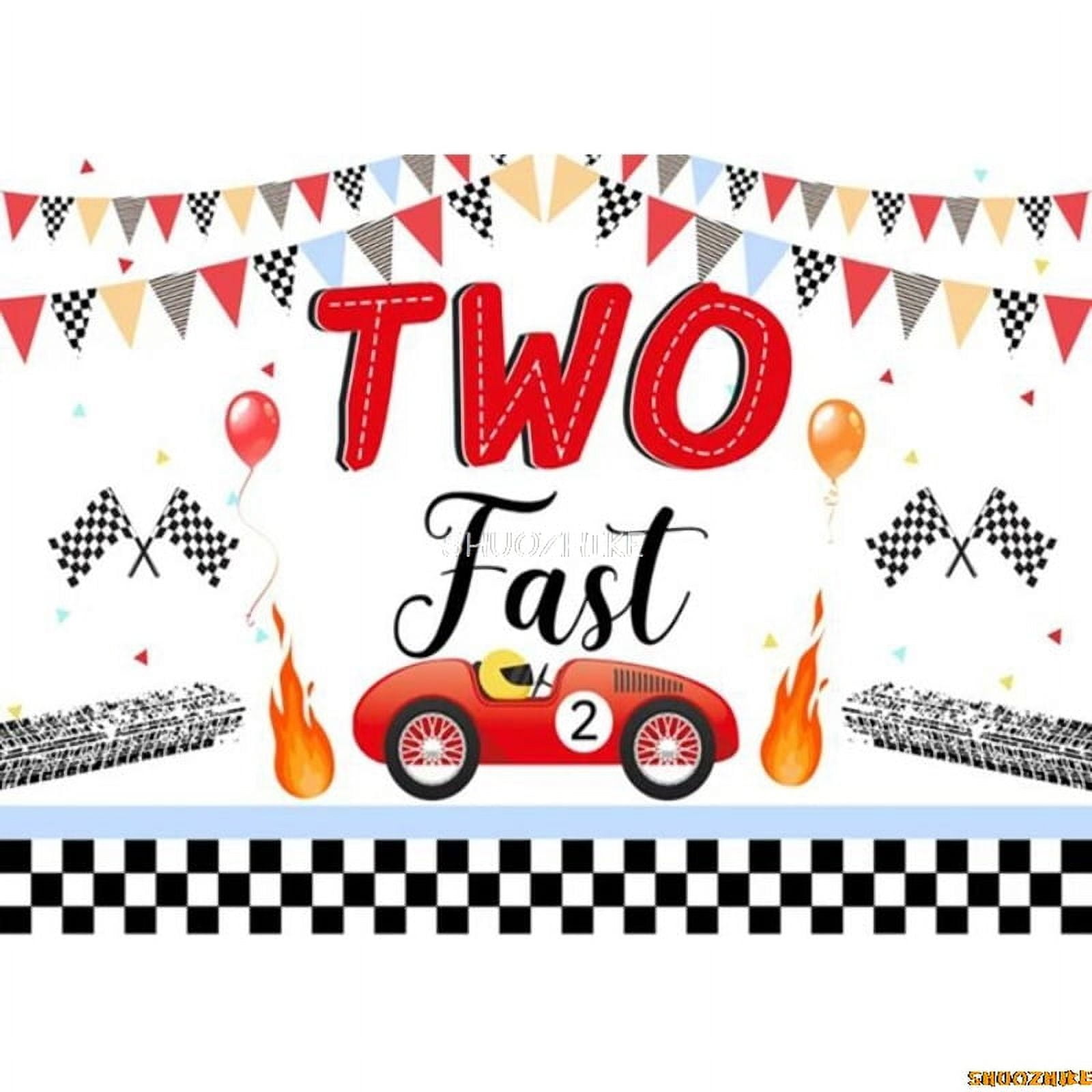 Transportation Happy Birthday Party Backdrop Automobile Planes Car Boy ...
