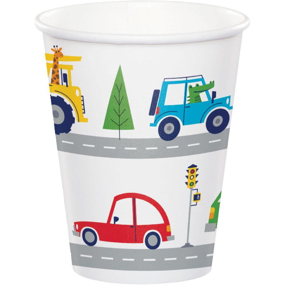 Transportation Time City Life 9 Oz Cups, 24 ct - Walmart.com