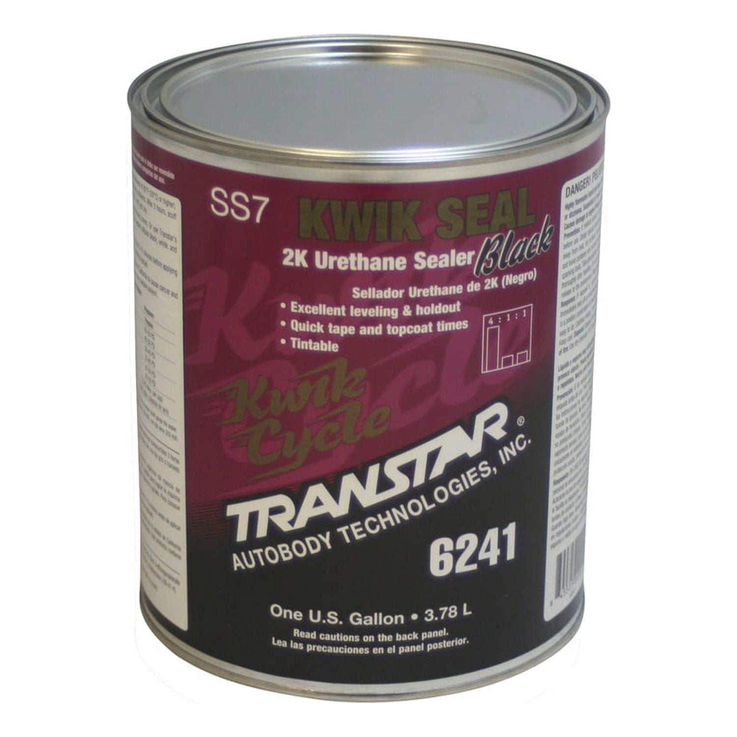 Transtar 6241 Kwik Seal 2K Urethane Sealer Black (Gallon) - Walmart.com