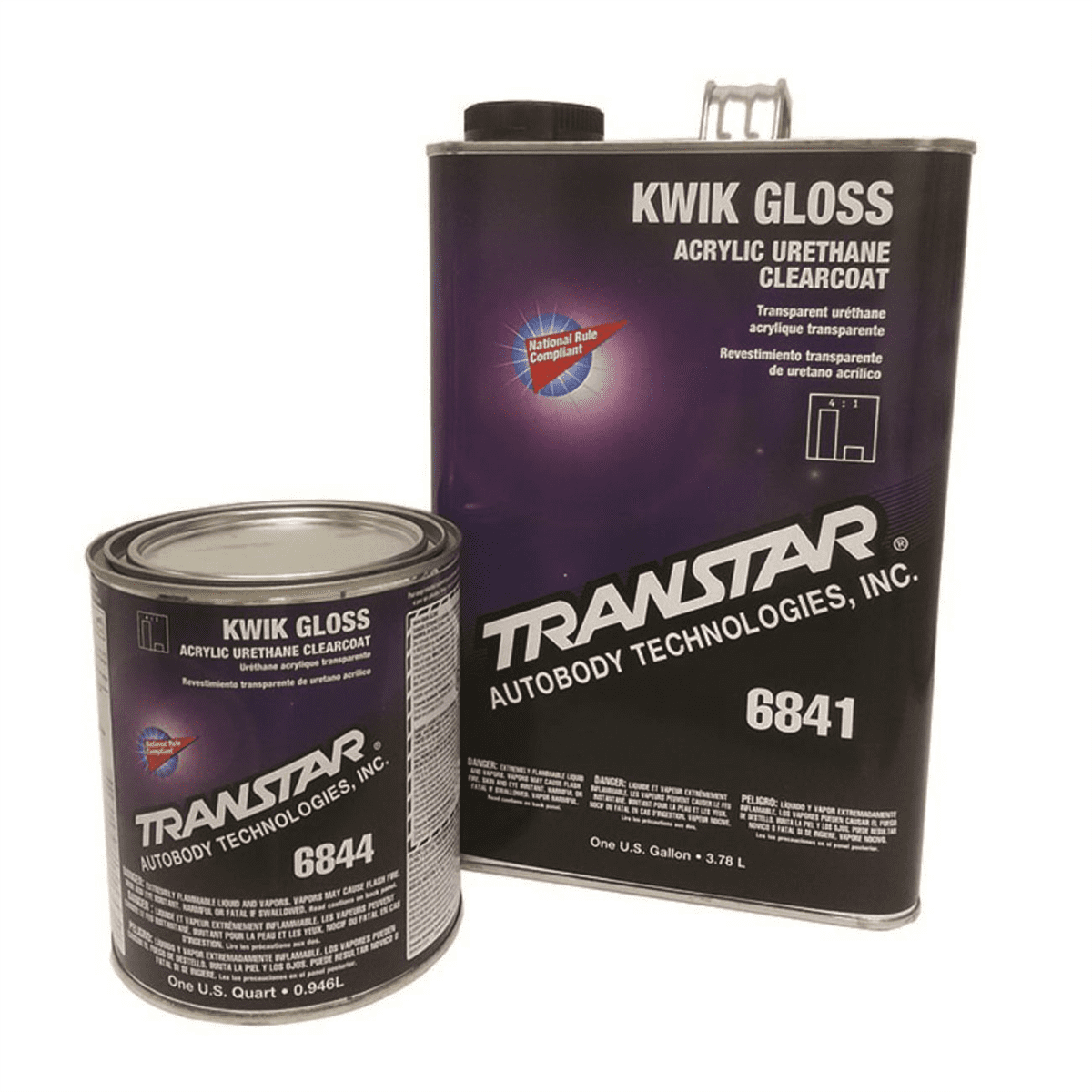 Transtar Automotive Fast Drying Acrylic Urethane Topcoat, Kwik Gloss ...