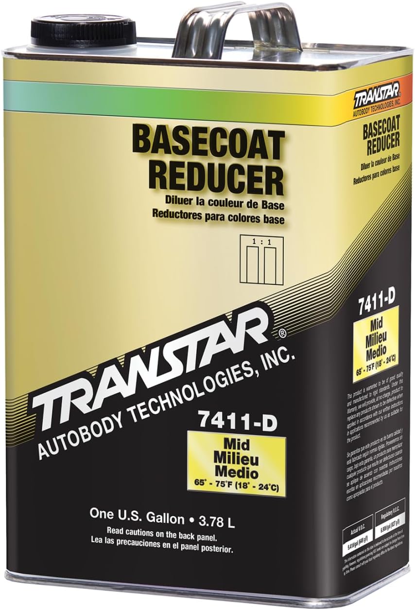 Transtar 7411-D Basecoat Reducer - 1 Gallon - Walmart.com
