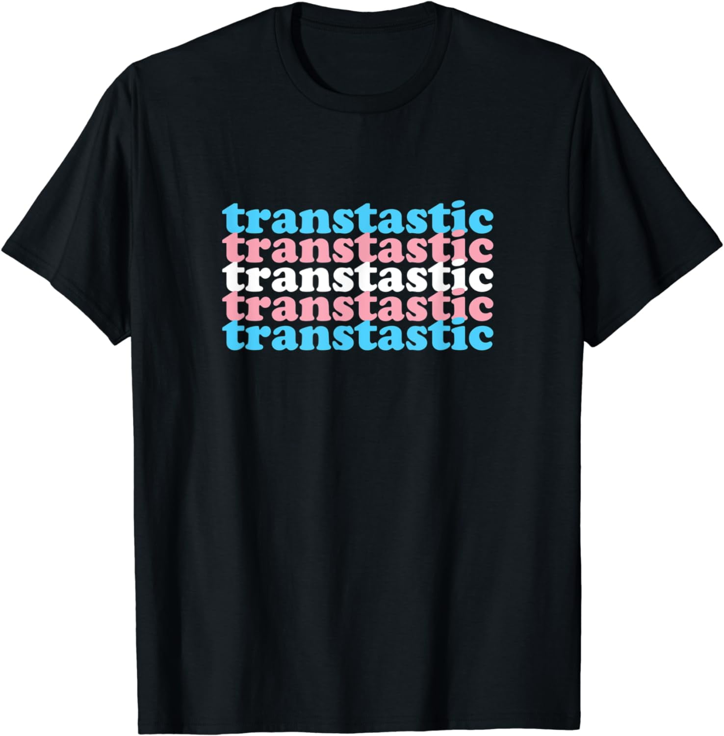Transtastic Trans Rights Are Human Rights LGBT Pride Flag Cotton T ...