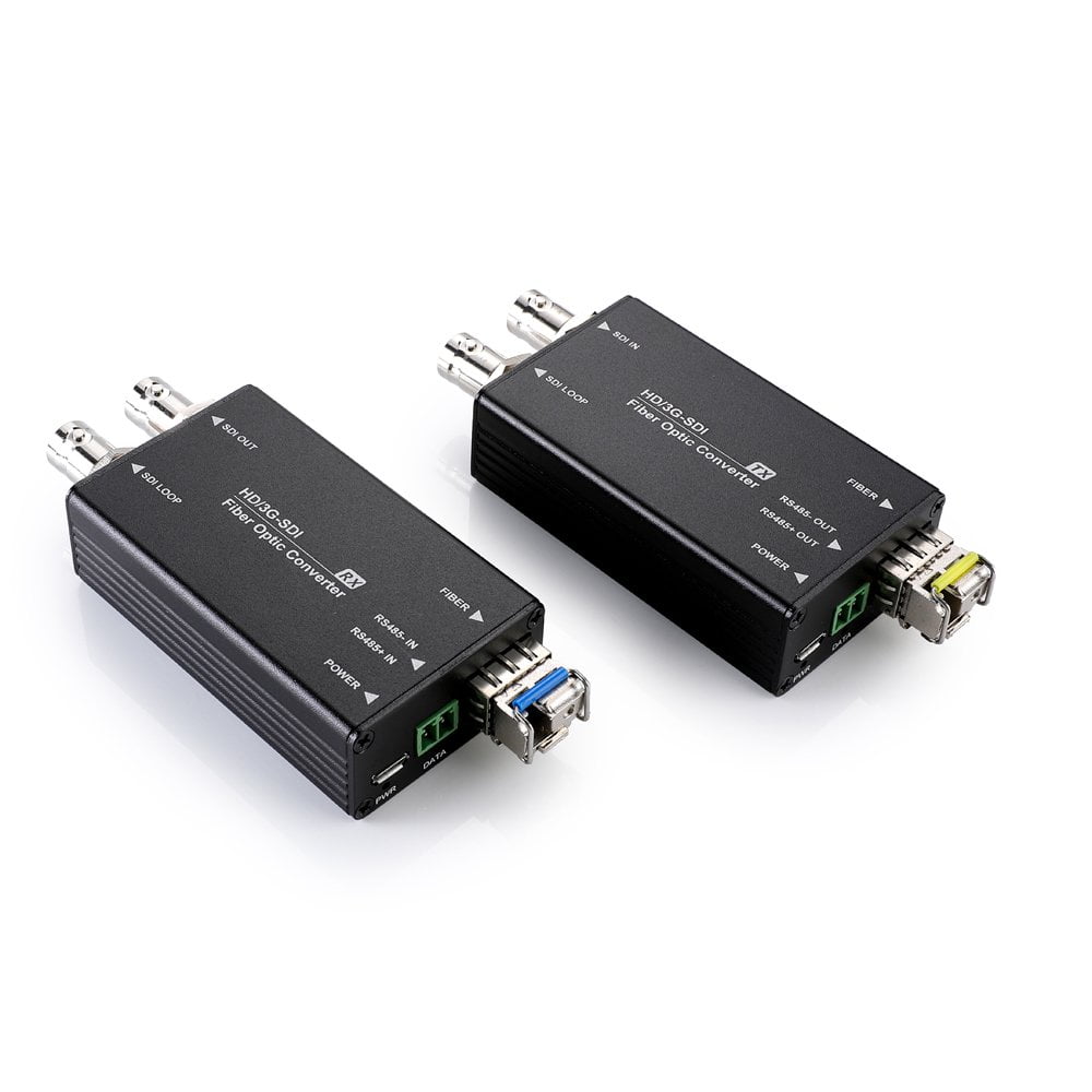 Transwan Mini 3G SDI to optic Fiber Extender Set, 1 Channel of Forward ...