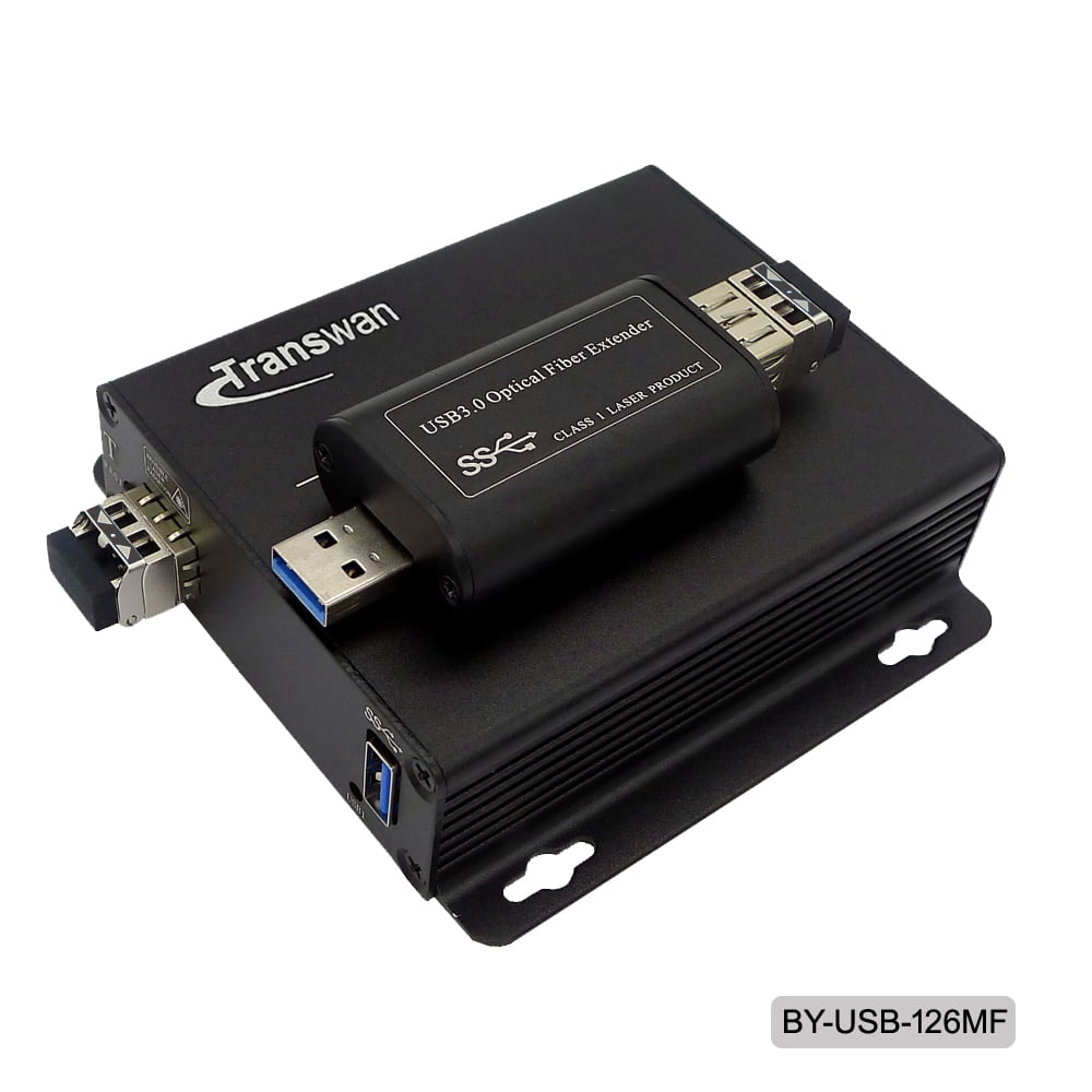 Transwan USB 3.0/2.0/1.1 Fiber Optic Extender Over Max 100 Meters (330 ...