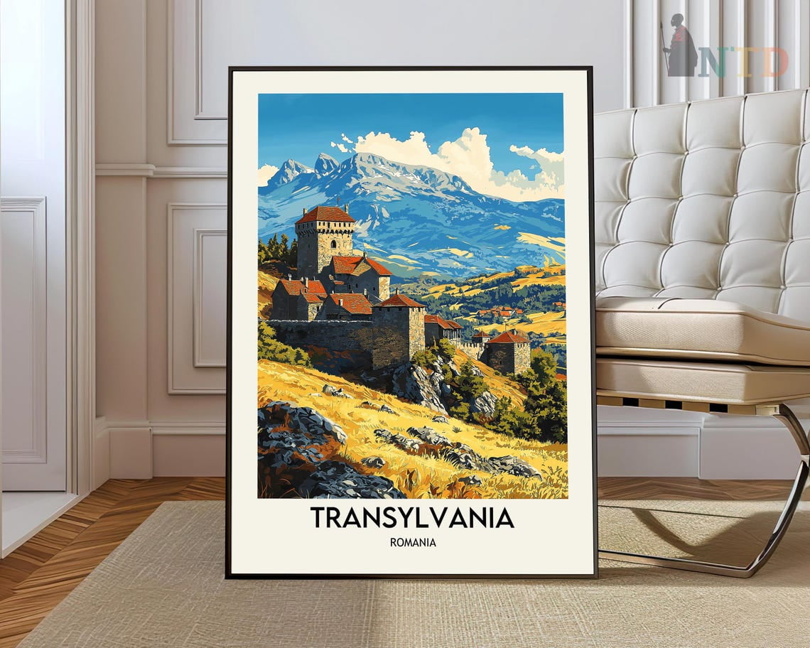 Transylvania Travel Print - Romania, Transylvania Poster, Romania ...