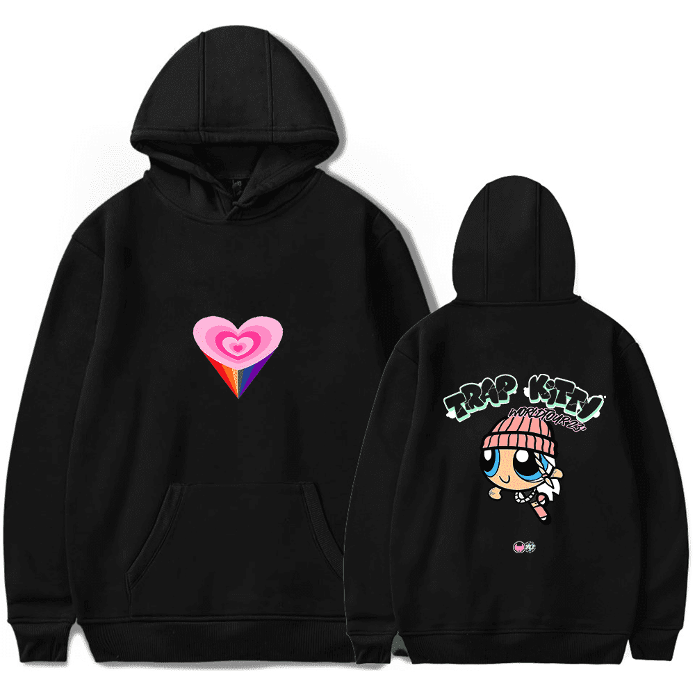 Trap Kitty Young Miko Merch Hoodie Pullover, Long Sleeve Hooded ...