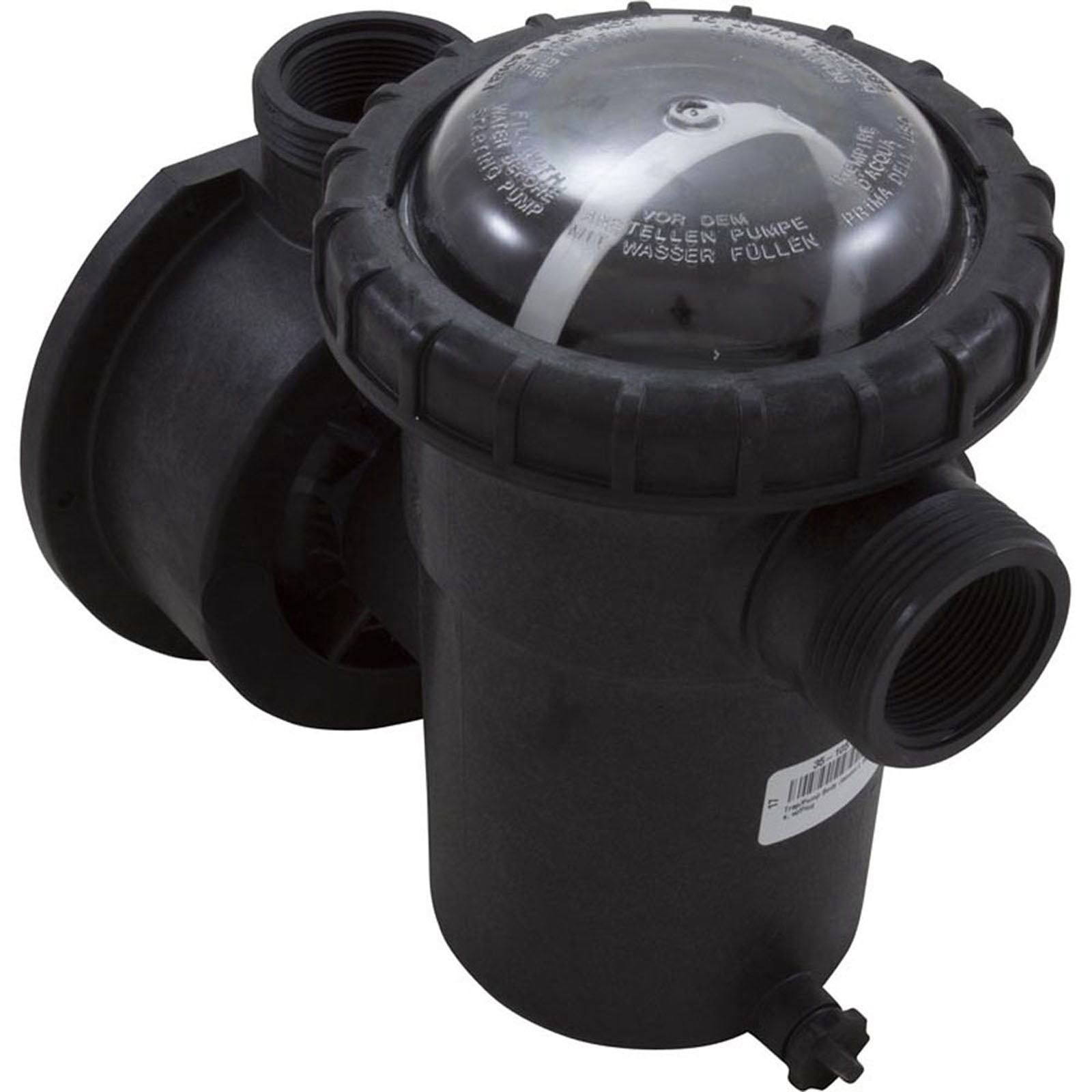 Trap/Pump Body Jacuzzi L Series, w/ Plug - Walmart.com