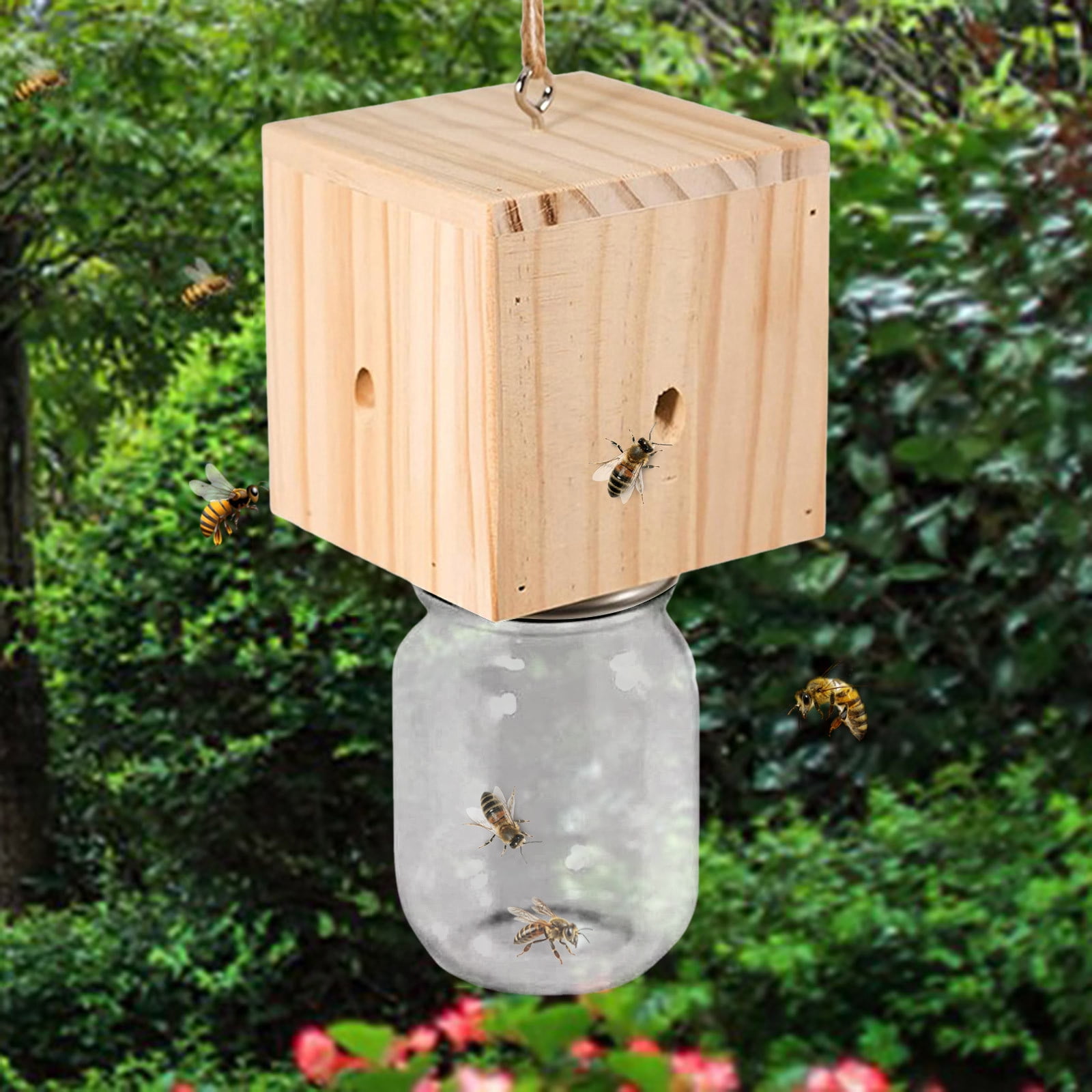 Trap Royalty | Carpenter Trap For Outside Nature Hanging Wood Trap For ...