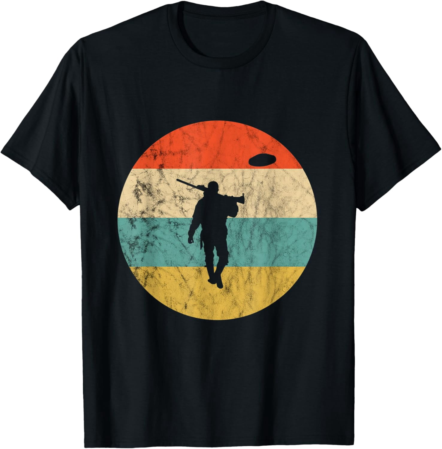 Trap Shooting Clay Skeet Shooting Vintage Retro Sunset T-Shirt ...