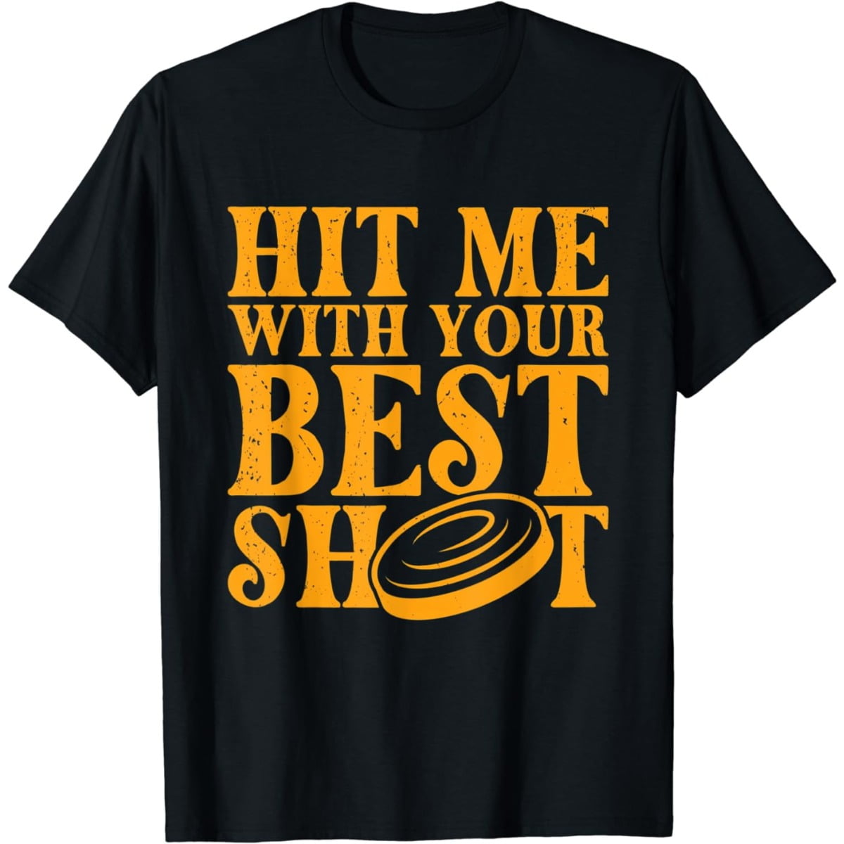 Trap Shooting Hit Me With Your Best Shot Clay Skeet T-Shirt - Walmart.com