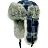 Trapper Hat,Warm Faux Fur Trooper Ushanka Russian Bomber Eskimo Pilot ...