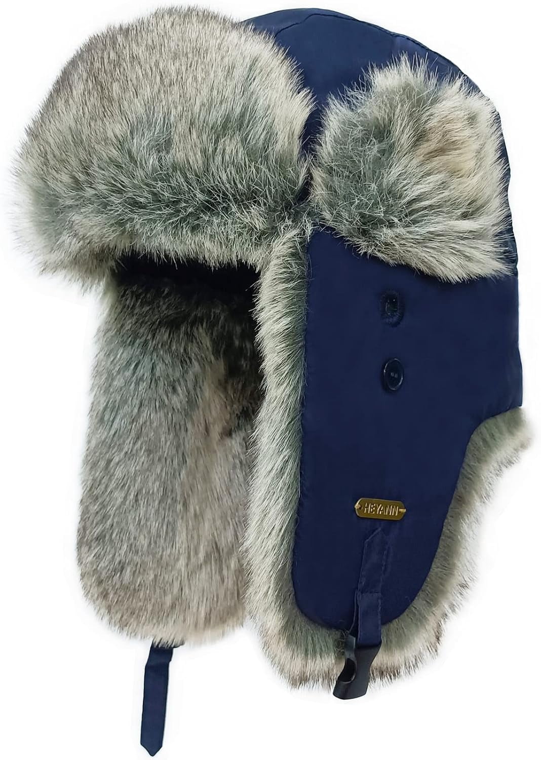 Trapper Hat for Men Women Faux Fur Aviator Russian Ushanka Hat Winter ...