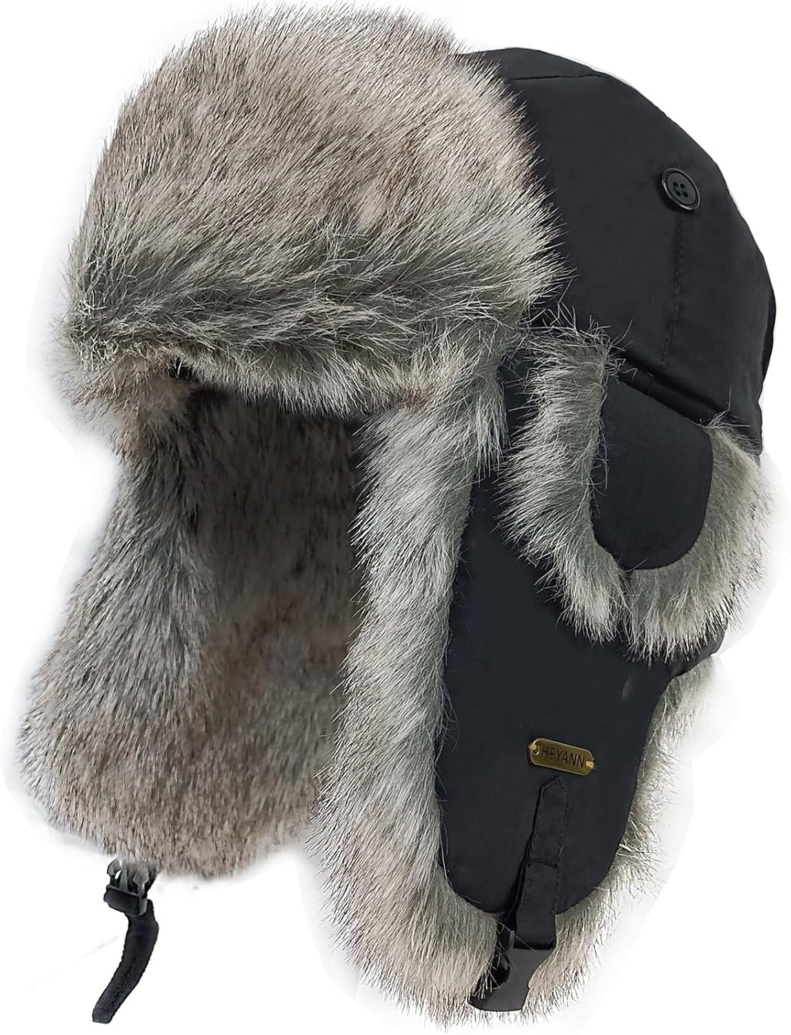 Trapper Hat for Men Women Faux Fur Aviator Russian Ushanka Hat Winter ...