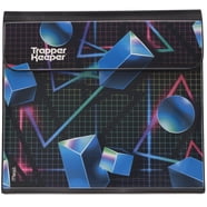 Trapper Keeper Aesthetic Colorful Binder Glow with Front Pocket Fashion ...