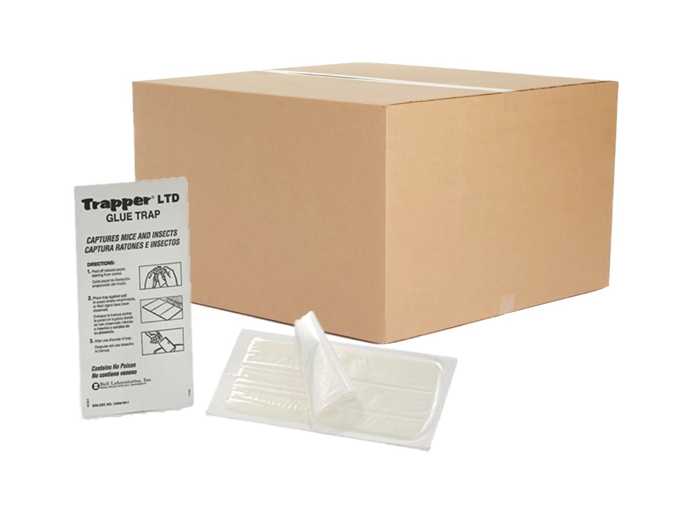 Trapper LTD Glue Board Traps - Case (72 Glue Board Traps) by Bell ...