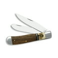 Roper Laredo Stag Trapper 3.2 in Blade Stag-Wood Handle - Walmart.com