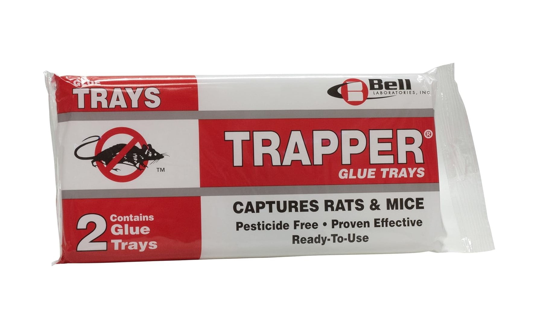 Trapper Rat Glue Trays - Non-Poisonous - 2 Pack by Bell Laboratories ...
