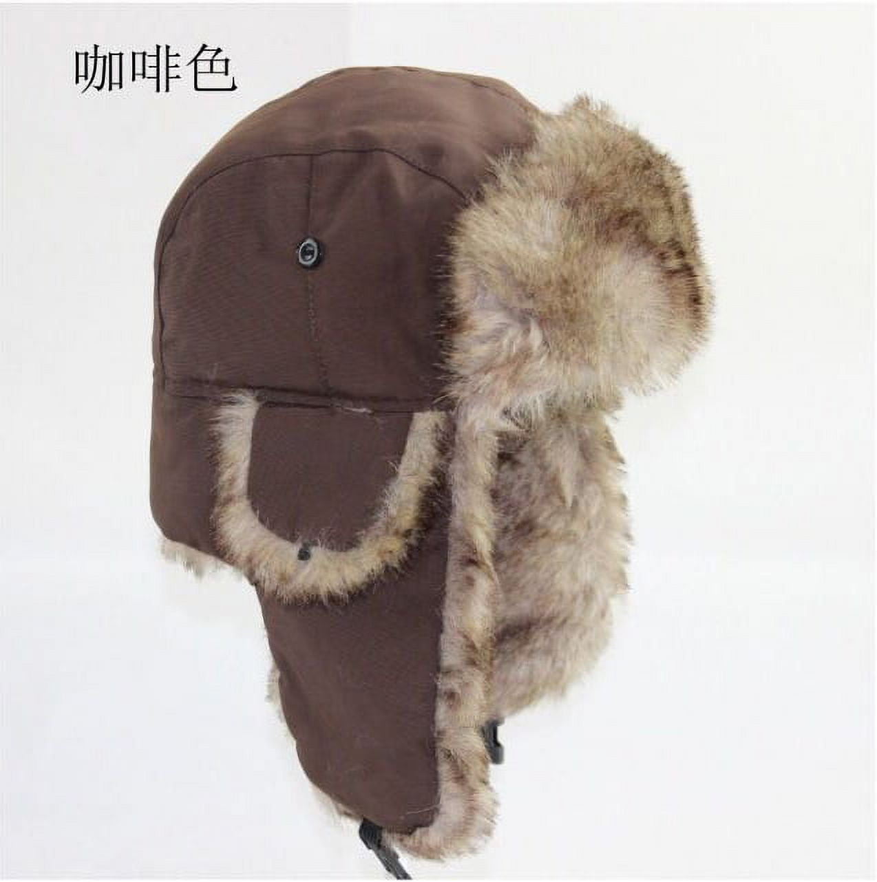 Trapper Warm Bomber Russian Trooper Hat Winter Skiing Cap Women Men ...