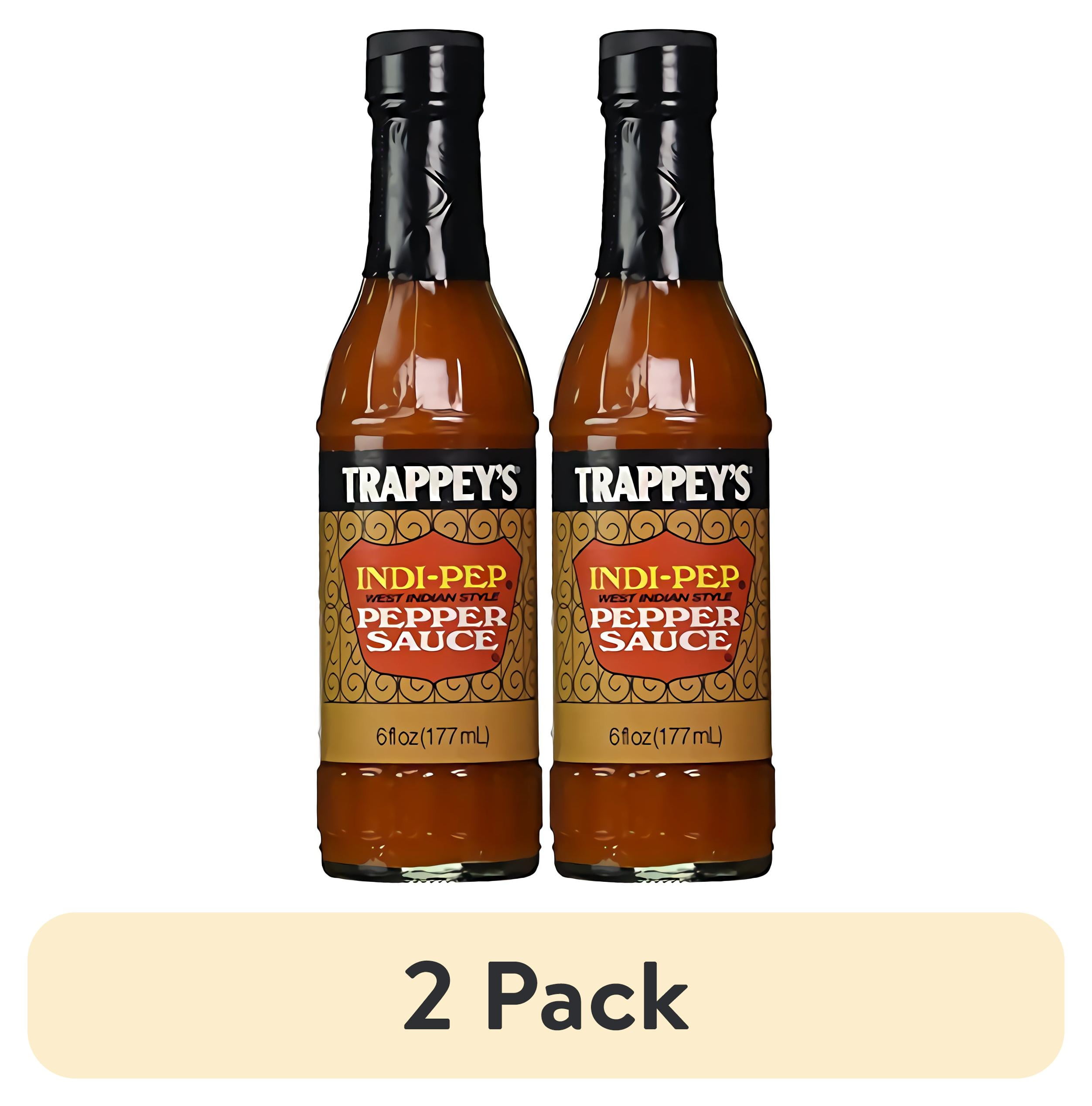 (2 pack) Trappey's Indi-Pep West Indian Style Pepper Sauce, 6 Oz | 2 Ct - Walmart.com