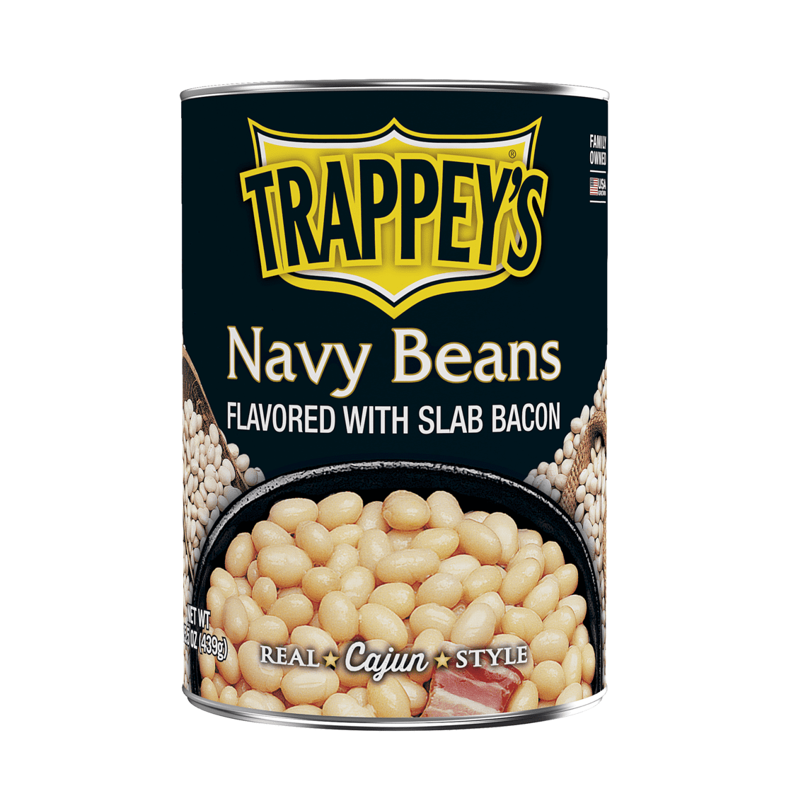 Trappey's Navy Beans with Bacon, 15.5 oz., Can - Walmart.com