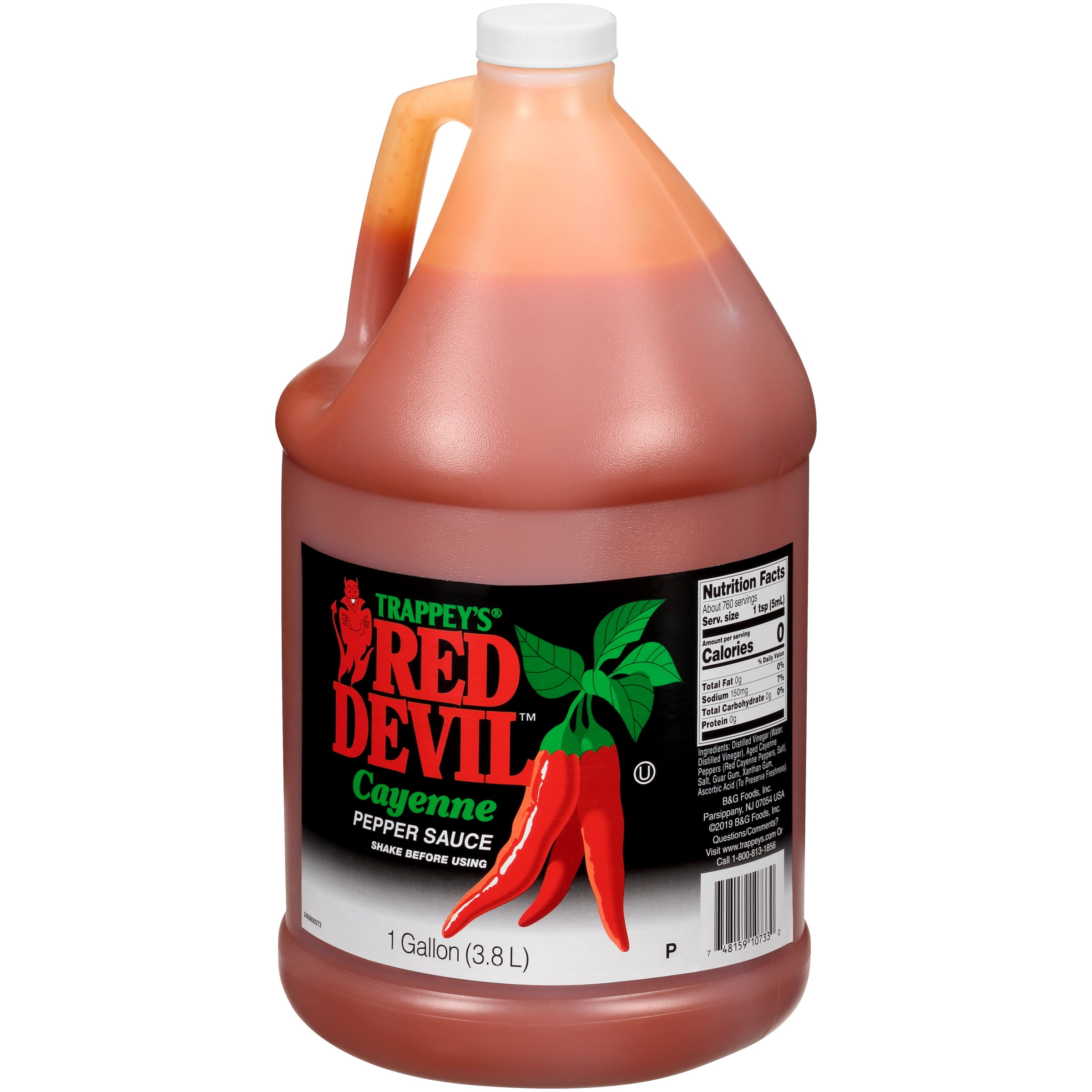Trappey's Red Devil Hot Cayenne Pepper Sauce, 1 gal. Jug - Walmart.com