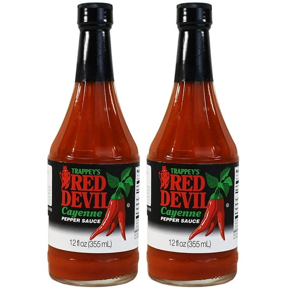 Trappey's Red Devil Hot Sauce, Made from Cayenne Peppers, 800-1,200 ...