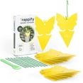 Trappify Sticky Fruit Fly and Gnat Trap for Home, Indoor and Outdoor ...