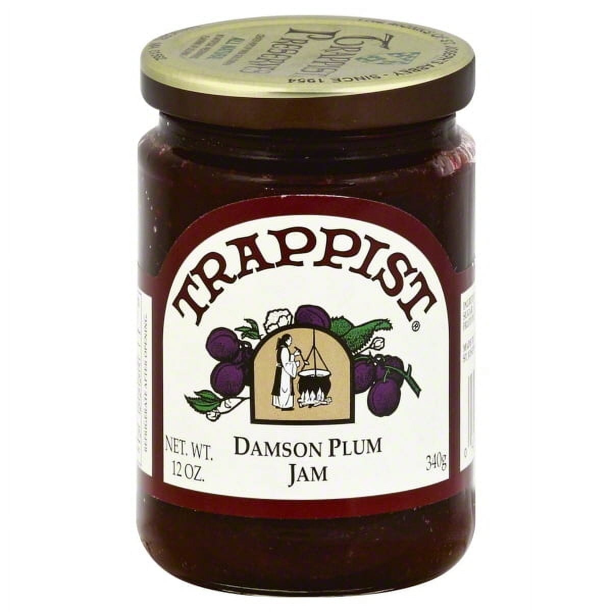 Trappist Damson Plum Jam Pack of 1 (12oz) - Walmart.com
