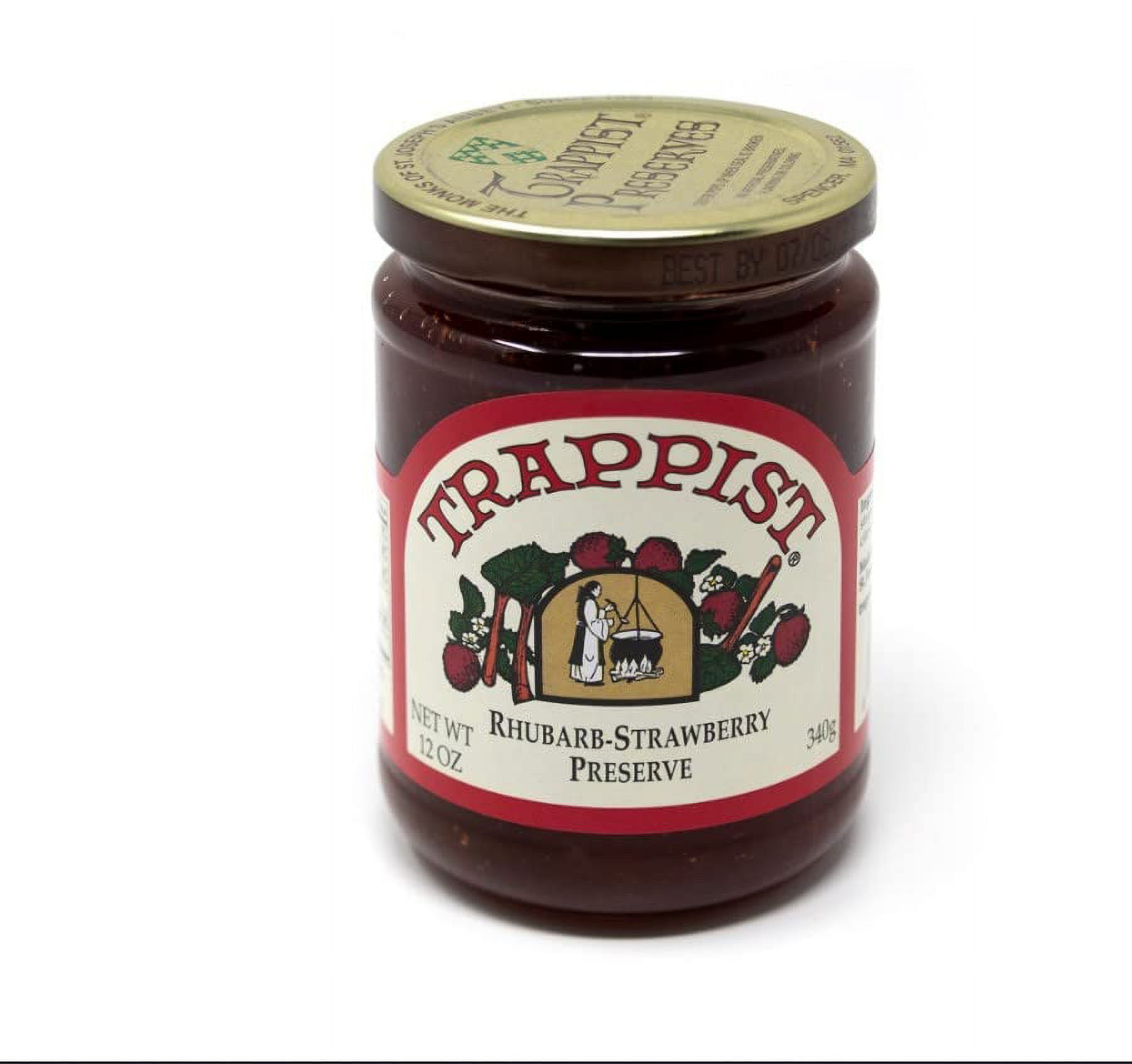 Trappist Preserve Rhubarb-Strwbry - Walmart.com