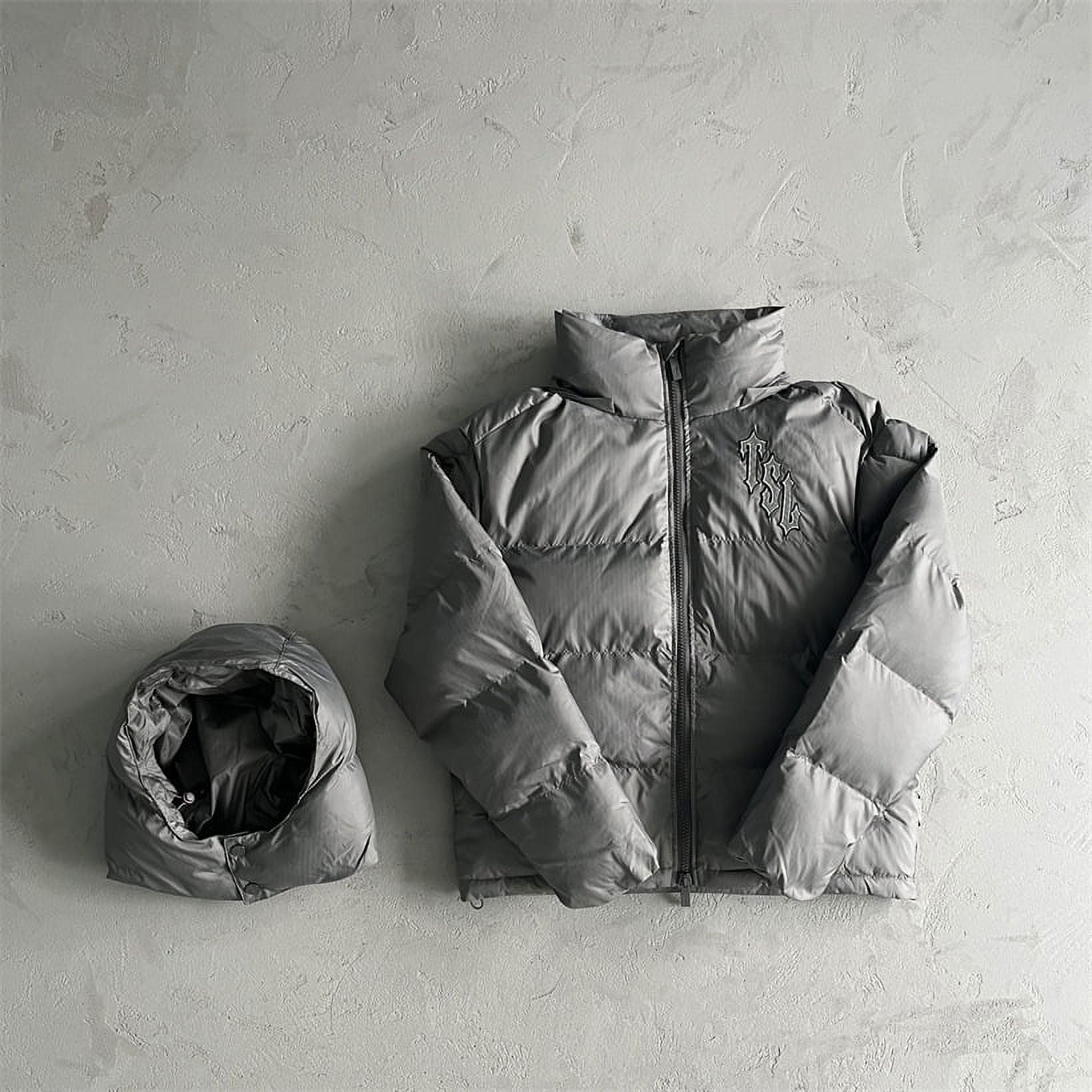 Trapstar Shooters PUFFER men‘s detachable jacket quality Shiny original ...