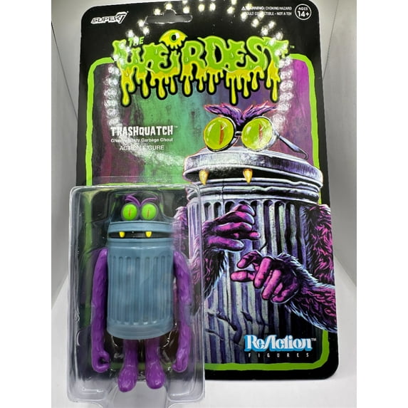 Traqshquatch Purple The Weirdest Super 7 Reaction Action Figure ...