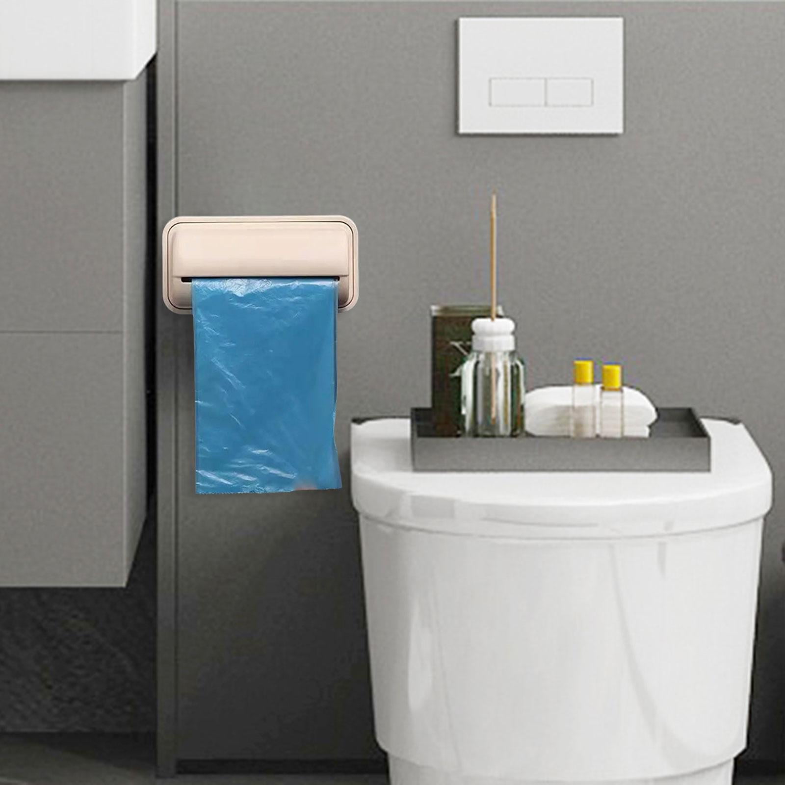 Trash Bag Dispenser Roll Holder Grocery Bags Holder Storage Box Hanging ...